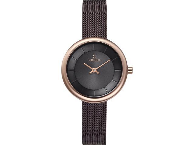 Click here for Obaku Womens Classic Black Dial Watch - V146LXVNMN prices