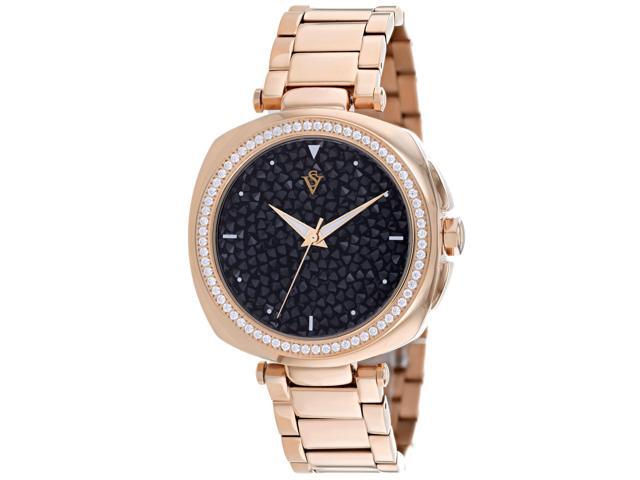 Click here for Christian Van Sant Womens Mirabella Black Dial Wat... prices