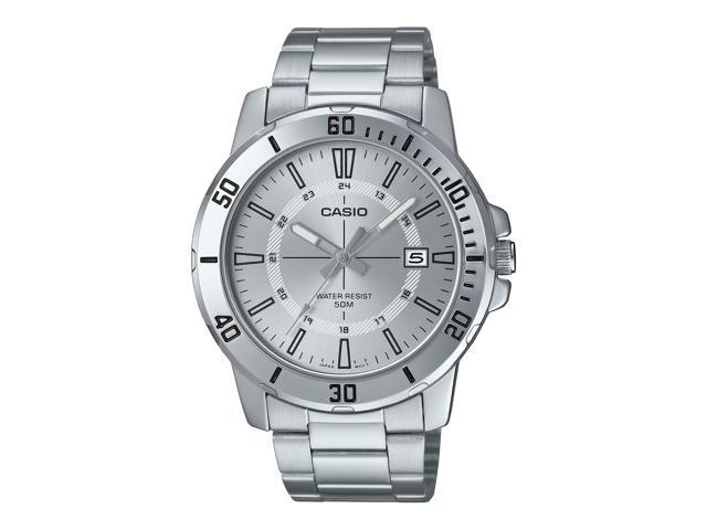 Click here for Casio Mens Silver Dial Stainless Steel Analog Watc... prices