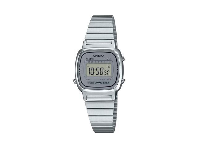 Click here for Casio Womens La670Wa-7 Silver Tone Digital Retro W... prices