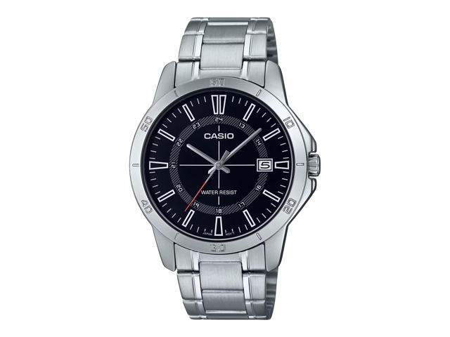 Click here for Casio Mens Black Dial Stainless Steel Bracelet Wat... prices