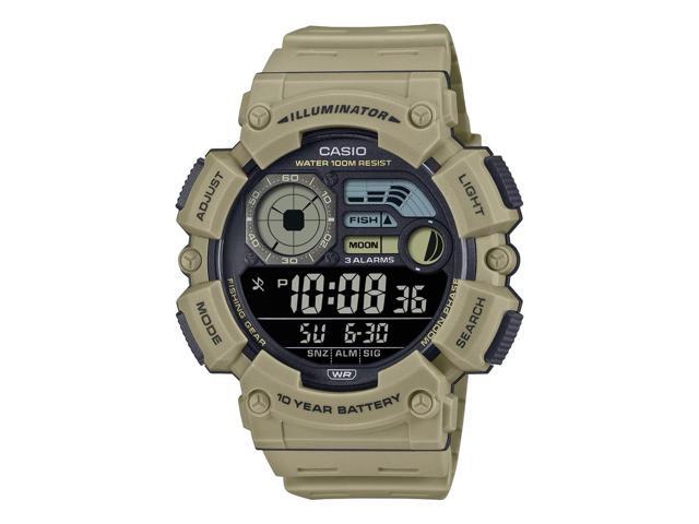 Click here for Casio Mens Digital Watch with Beige Band- WS-1500H... prices