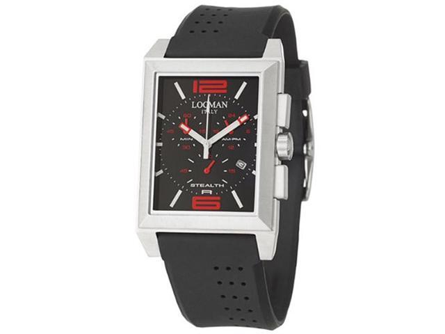 Click here for Locman Mens Sport Black Dial Watch - 242BKRD1BK prices
