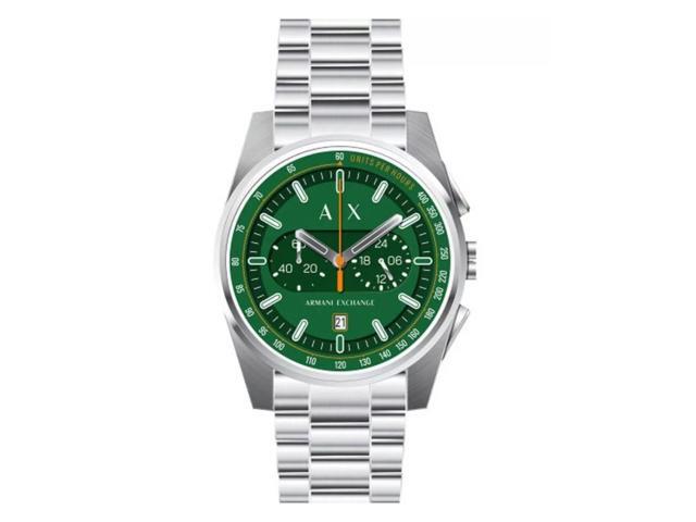Click here for Armani Exchange Mens Parker Green Dial Watch - AX2... prices