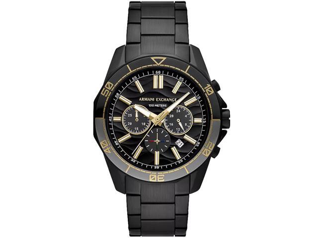 Click here for Armani Exchange Mens Spencer Black Dial Watch - AX... prices