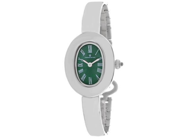 Click here for Christian Van Sant Womens Anora Green Dial Watch -... prices