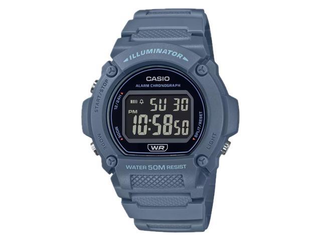 Click here for Casio Mens Classic Blue Digital Watch with Black D... prices