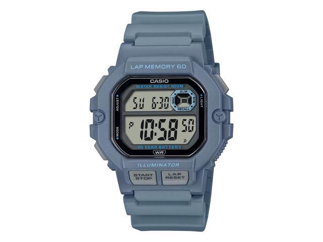 Click here for Casio Mens Blue Digital Sport Watch with Grey Dial... prices