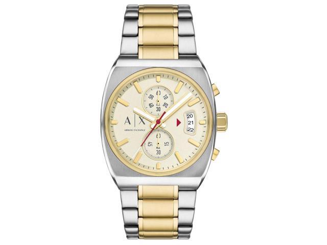 Click here for Armani Exchange Mens Oliver Cream Dial Watch - AX2... prices