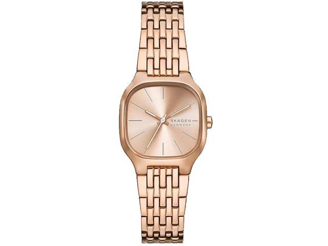 Click here for Skagen Womens Mellem Lille Rose gold Dial Watch -... prices