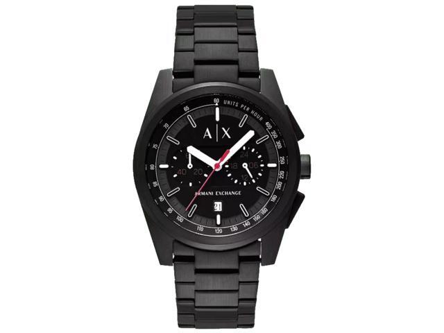 Click here for Armani Exchange Mens Parker Black Dial Watch - AX2... prices