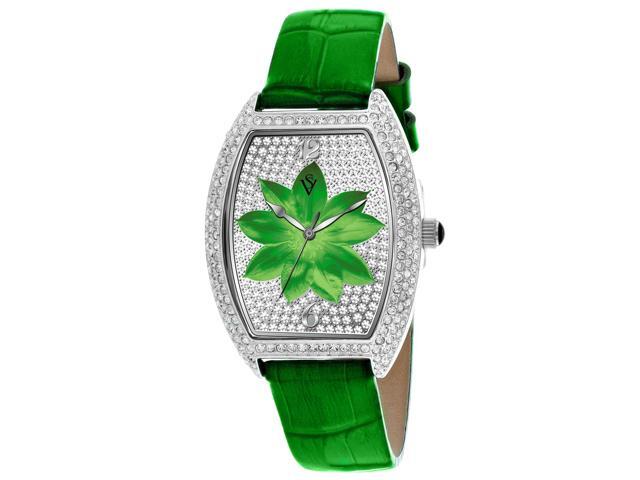 Click here for Christian Van Sant Womens Lotus Green Dial Watch -... prices