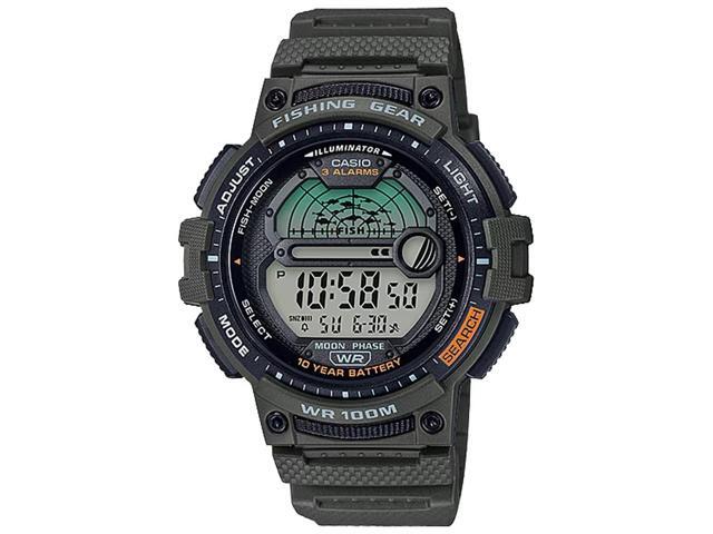 Click here for Casio Mens Digital Watch with Green Strap- WS-1200... prices