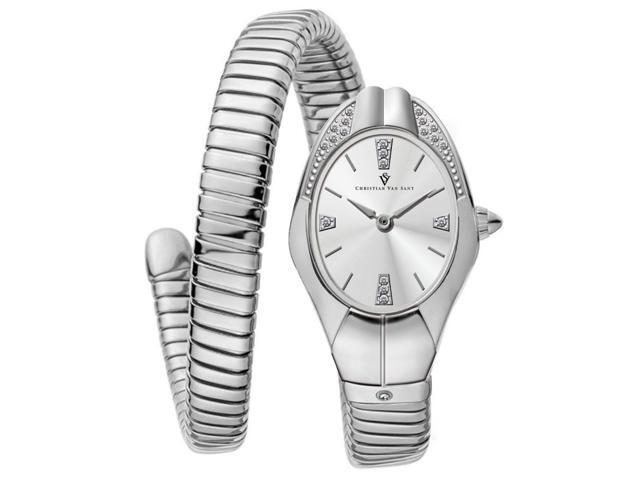Click here for Christian Van Sant Womens Naga Silver Dial Watch -... prices