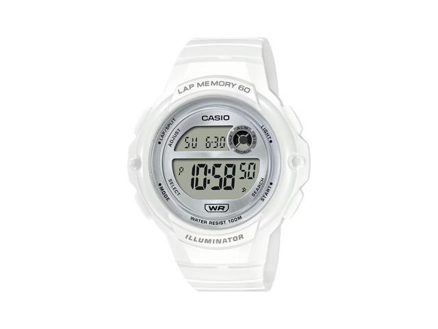 Click here for Casio Womens Digital Running Watch with White Dial... prices