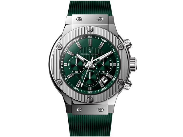 Click here for Christian Van Sant Mens Monarchy Green Dial Watch... prices