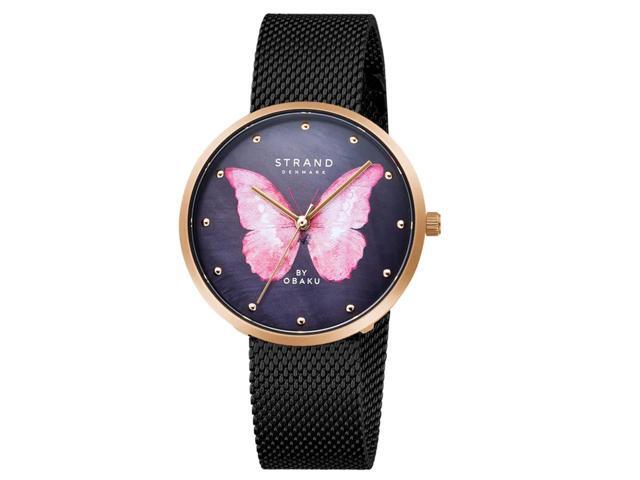Click here for Obaku Womens Butterfly Blue Dial Watch - S700LXVBM... prices