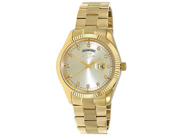 Click here for Oniss Mens Admiral Gold Dial Watch - ON3881-MGG prices