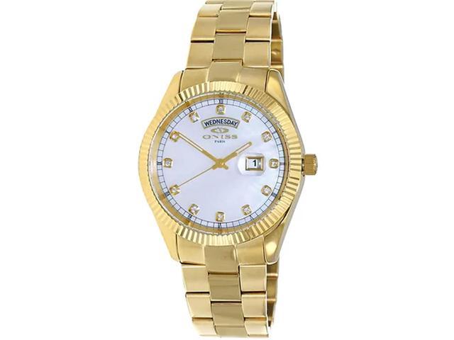 Click here for Oniss Mens Admiral White Dial Watch - ON3881-MGWT prices