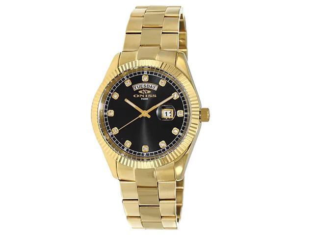 Click here for Oniss Mens Admiral Black Dial Watch - ON3881-MGBK prices