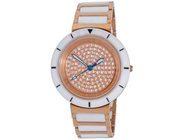 Click here for Oniss Womens Toulon Rose Gold Dial Watch - ON7262 prices