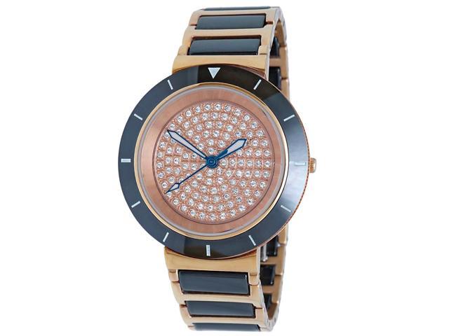 Click here for Oniss Womens Toulon Rose Gold Dial Watch - ON7263 prices