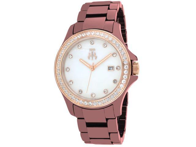 Click here for Jivago Womens Ceramic Maroon MOP Dial Watch - JV94... prices