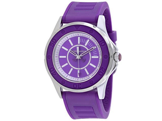Click here for Juicy Couture Womens Rich Girl Purple Dial Watch -... prices