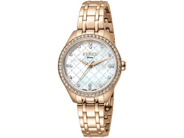 Click here for Ferre Milano Womens Classic Mother of pearl Dial W... prices