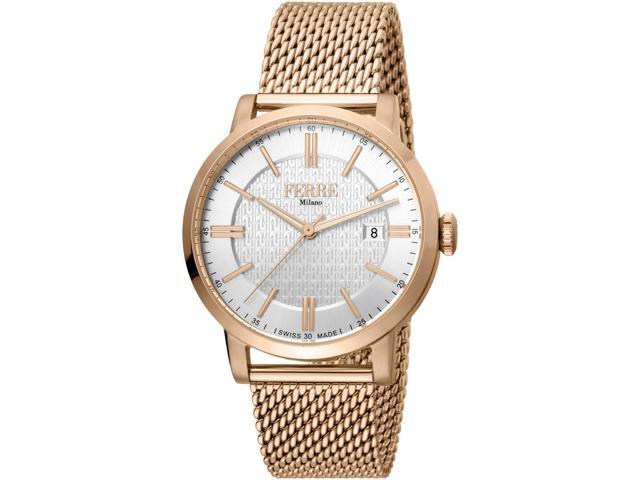 Click here for Ferre Milano Mens Classic White Dial Watch - FM1G1... prices