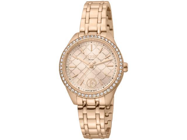Click here for Ferre Milano Womens Classic Rose gold Dial Watch -... prices