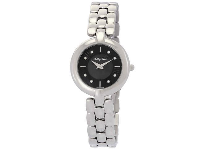 Click here for Mathey Tissot Womens Farah Black Dial Watch - D956... prices