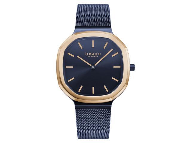 Click here for Obaku Womens Oktant Blue Dial Watch - V253LXSLML prices