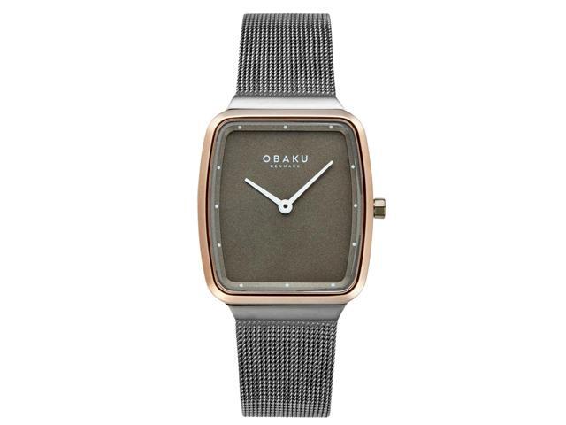 Click here for Obaku Womens Tern Lille Grey Dial Watch - V267LXPU... prices