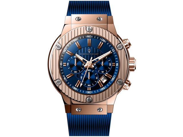 Click here for Christian Van Sant Mens Monarchy Blue Dial Watch -... prices