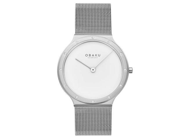 Click here for Obaku Womens Note Lille White Dial Watch - V285LEC... prices