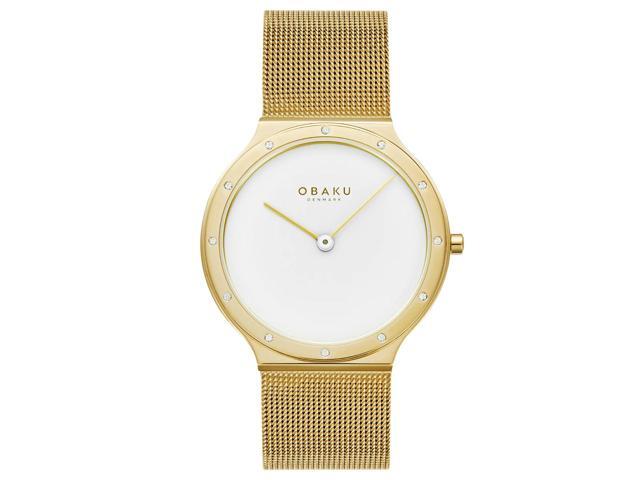 Click here for Obaku Womens Note Lille White Dial Watch - V285LEG... prices