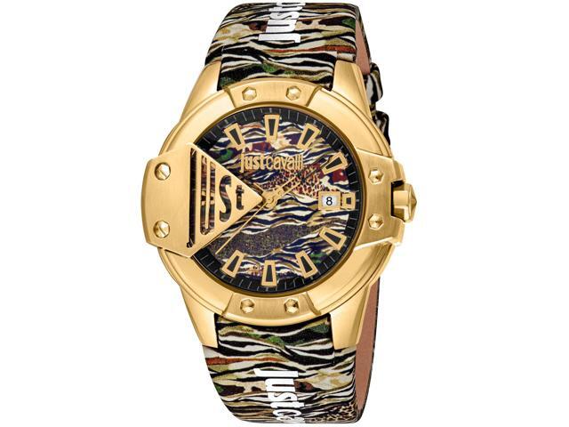Click here for Just Cavalli Womens Scudo Black Dial Watch - JC1G2... prices