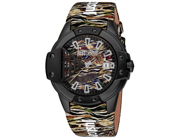 Click here for Just Cavalli Womens Scudo Black Dial Watch - JC1G2... prices
