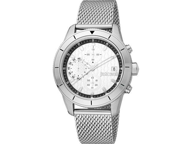 Click here for Just Cavalli Mens Maglia Silver Dial Watch - JC1G2... prices
