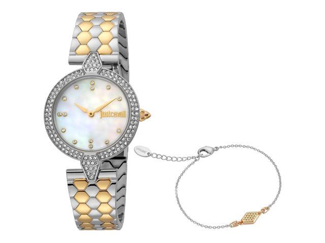 Click here for Just Cavalli Womens Set Mother of Pearl Dial Watch... prices