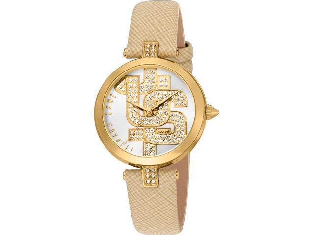 Click here for Just Cavalli Womens Maiuscola Silver Dial Watch -... prices