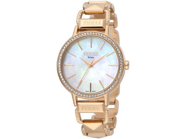 Click here for Ferre Milano Womens Classic Mother of pearl Dial W... prices