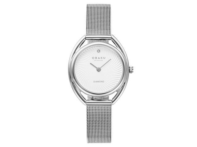 Click here for Obaku Womens Juvel White Dial Watch - V286LXCIMC prices