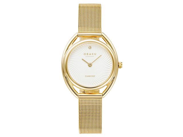 Click here for Obaku Womens Juvel White Dial Watch - V286LXGIMG prices