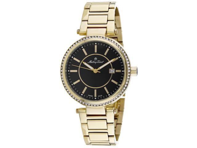 Click here for Mathey Tissot Womens Classic Black Dial Watch - H6... prices