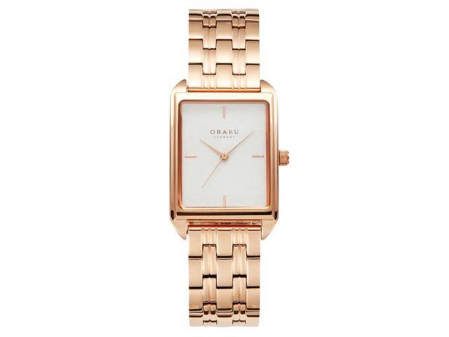 Click here for Obaku Womens Kamille White Dial Watch - V293LXVISV prices