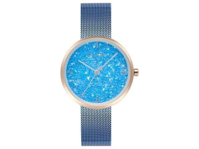 Click here for Obaku Womens Glimmer Bue Dial Watch - V289LHVMMA prices