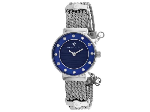 Click here for Christian Van Sant Womens Cavo Blue Dial Watch - C... prices