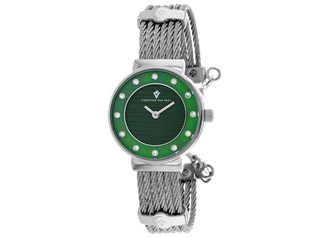 Click here for Christian Van Sant Womens Cavo Green Dial Watch -... prices